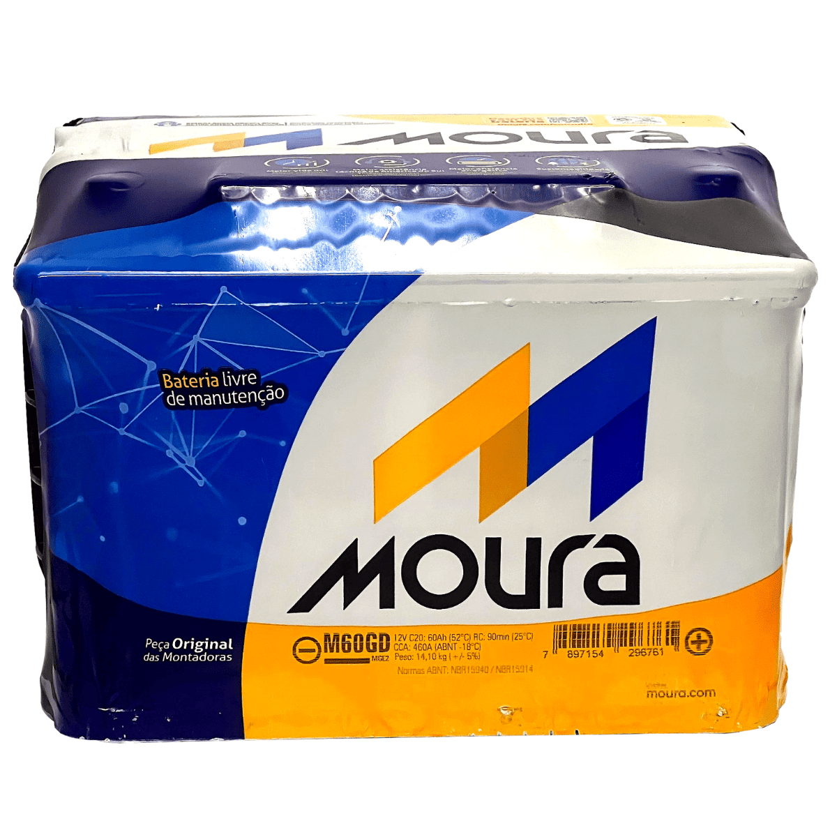 BATERIA MOURA 60AH – Moura Center Peças